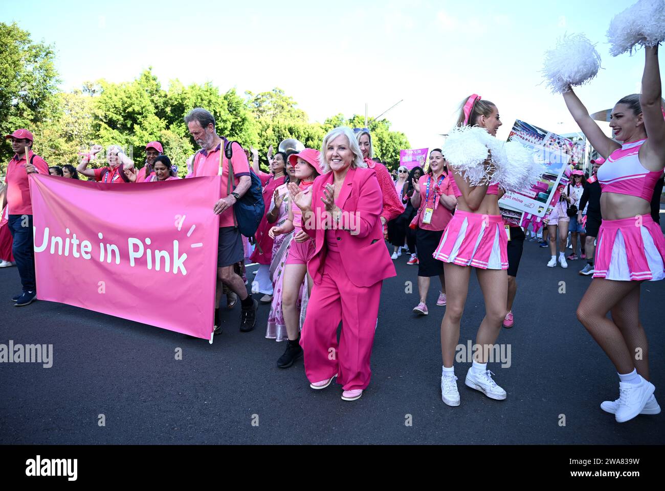 McGrath Foundation Ambassador & Director Tracy Bevan is seen during the ...