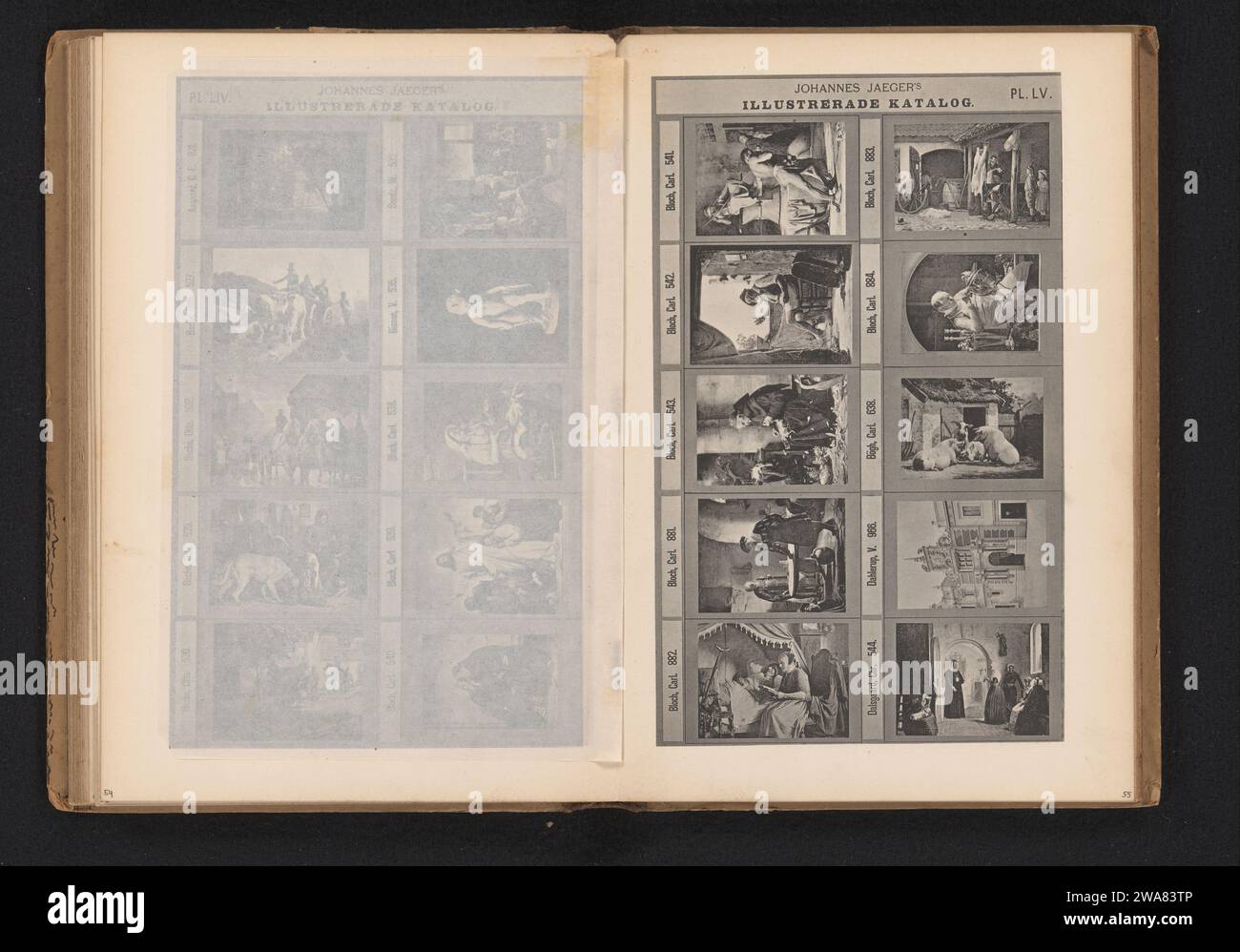 Photo production of ten paintings, Johannes Jaeger, After Carl Bloch, c ...