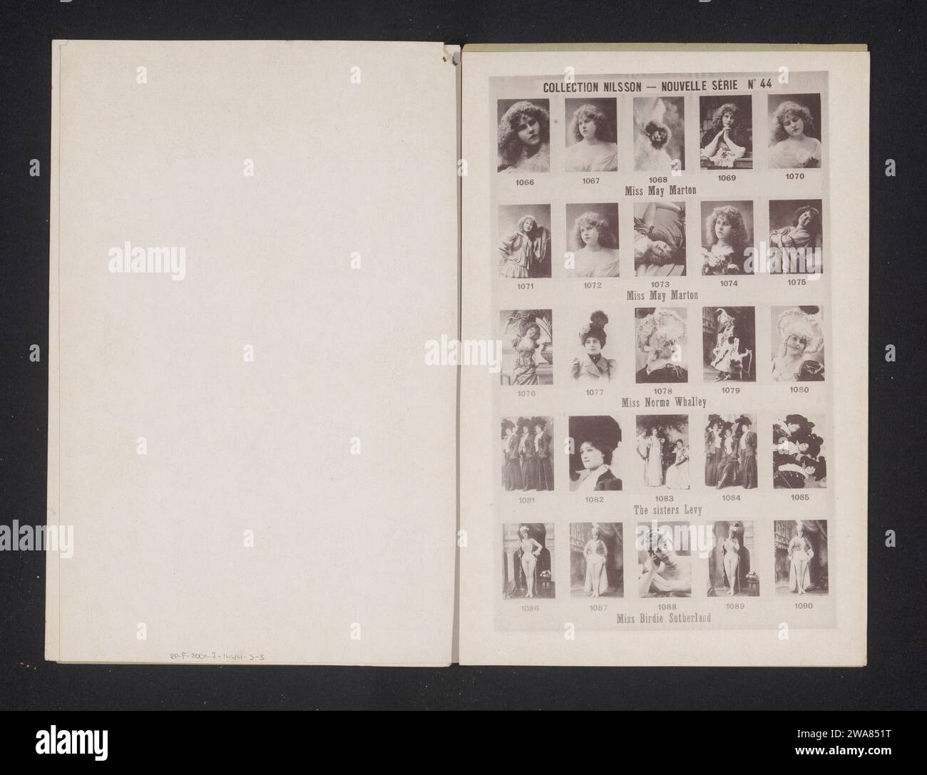 25 portraits of Miss May Marton, Norma Whalley, the Levy Sisters and ...