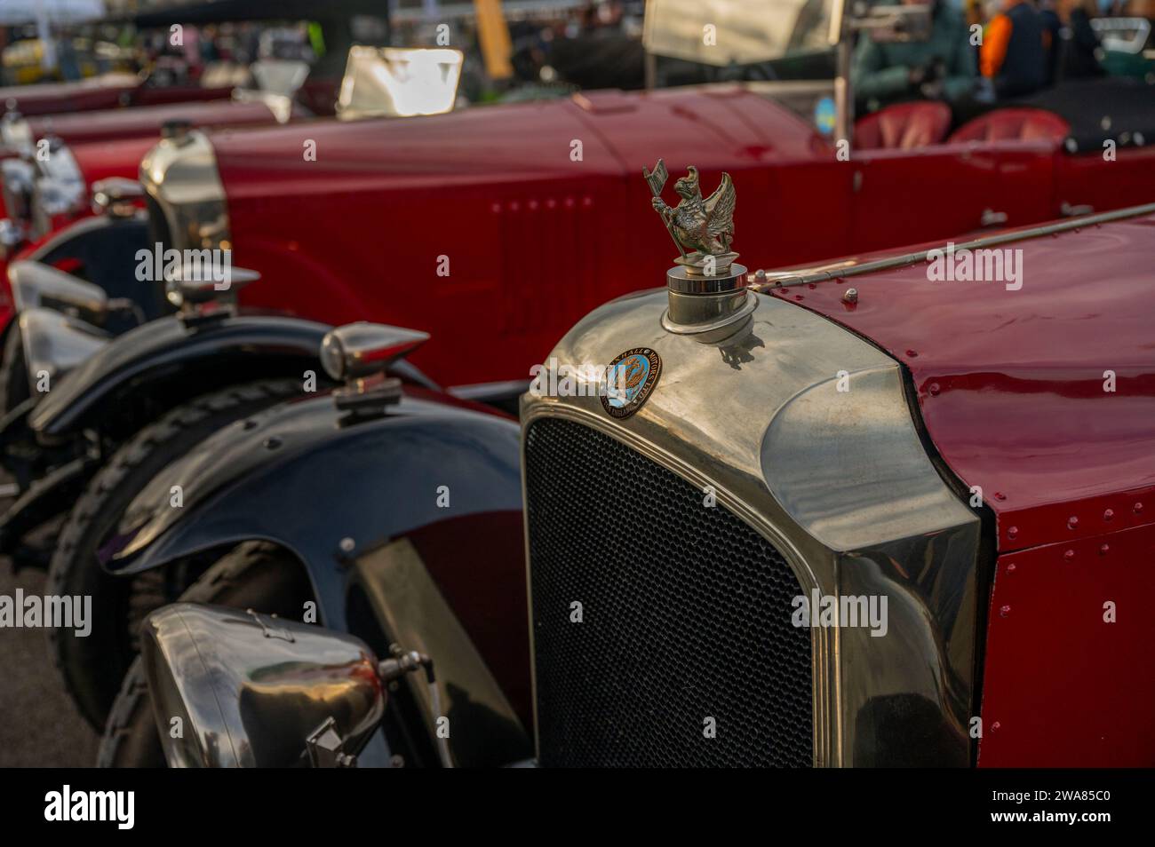Pre War cars at Brooklands New Years Day show, 2024 Stock Photo - Alamy