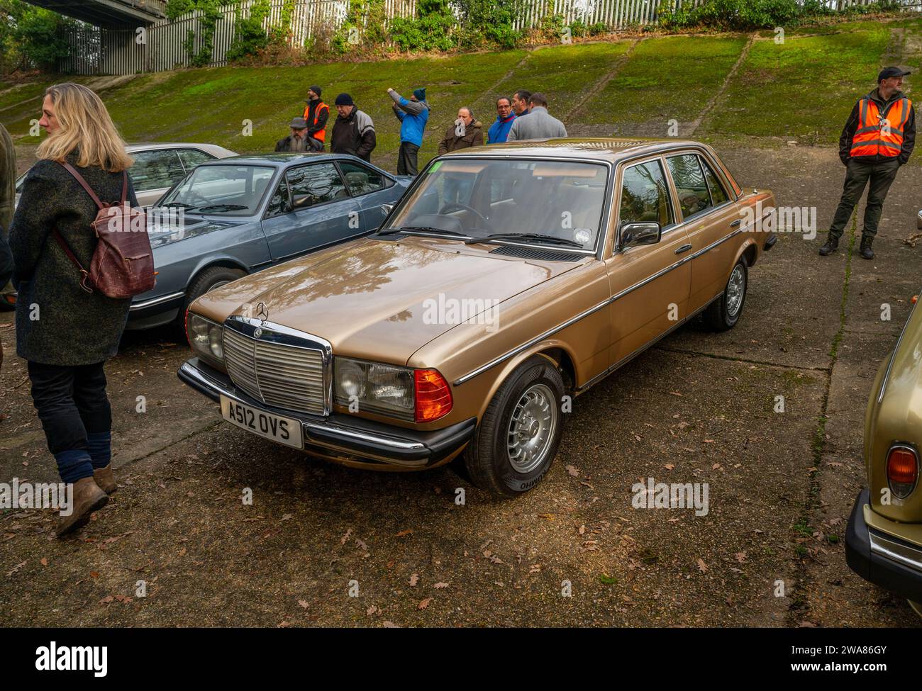 Mercedes Benz W123 saloon at Brooklands New Years Day car meet, 2024 ...