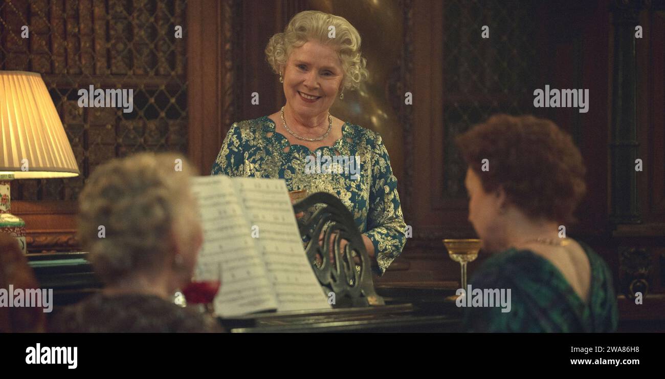 THE CROWN, from left: Marcia Warren as Queen Elizabeth The Queen Mother ...
