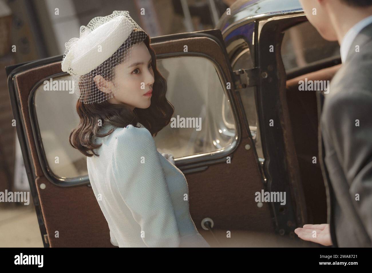 GYEONGSEONG CREATURE, left: HAN So-hee, (Season 1 (Part 1), ep. 102, aired Dec. 22, 2023). photo ...