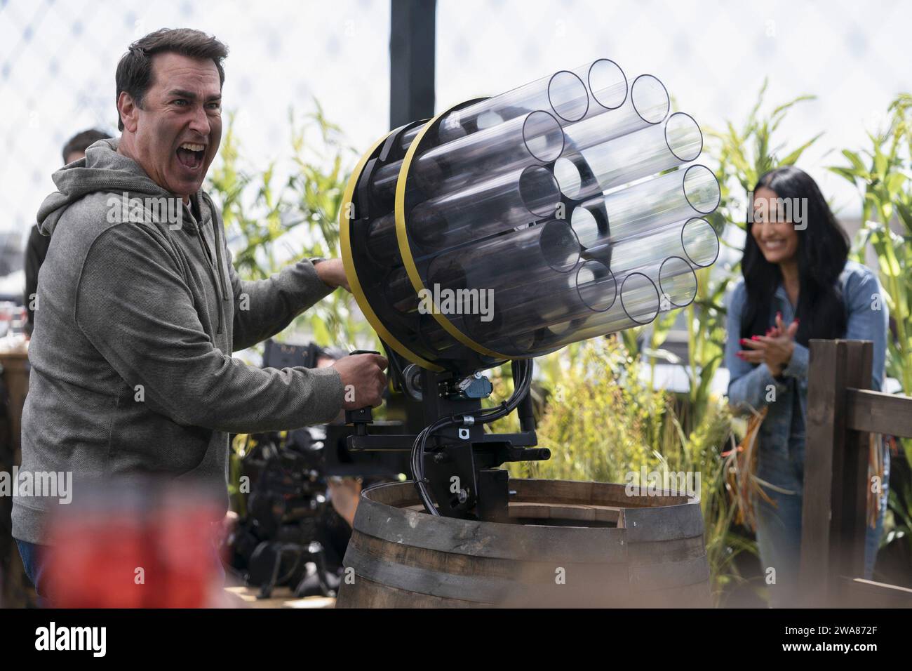 BARMAGEDDON, from left: Nikki Bella, Rob Riggle, Chris Hardwick vs. Rob Riggle', (Season 2, ep ...