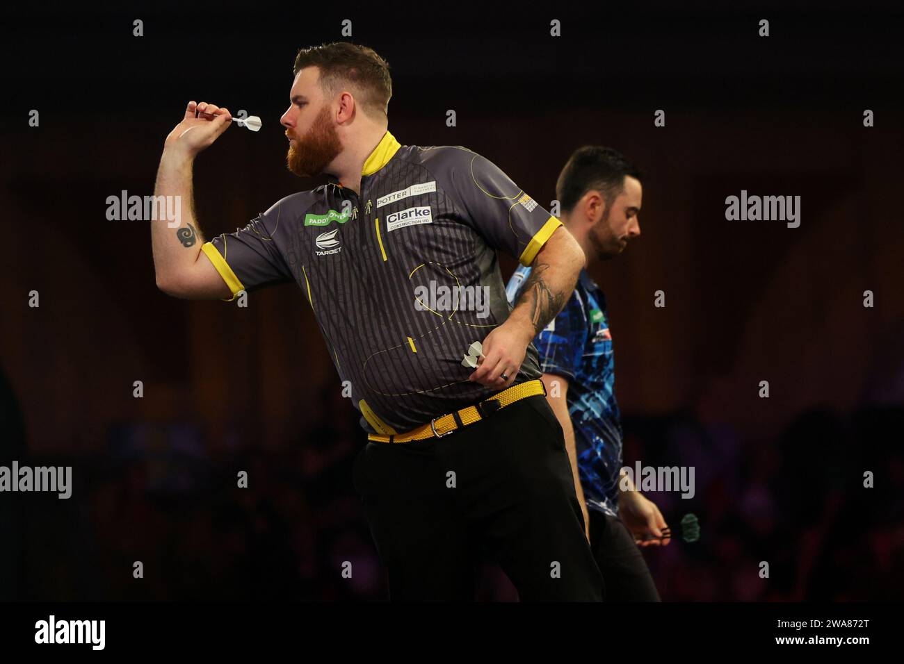 Alexandra Palace, London, UK. 2nd Jan, 2024. 2023/24 PDC Paddy Power ...