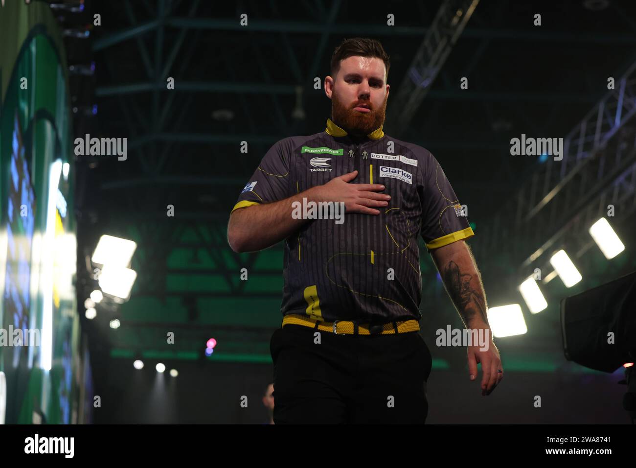 Alexandra Palace, London, UK. 2nd Jan, 2024. 2023/24 PDC Paddy Power ...
