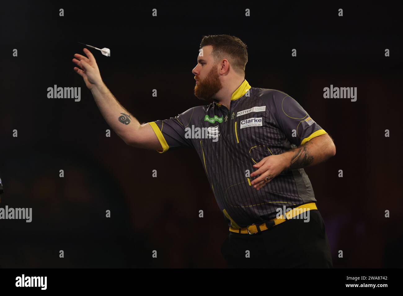 Alexandra Palace, London, UK. 2nd Jan, 2024. 2023/24 PDC Paddy Power ...