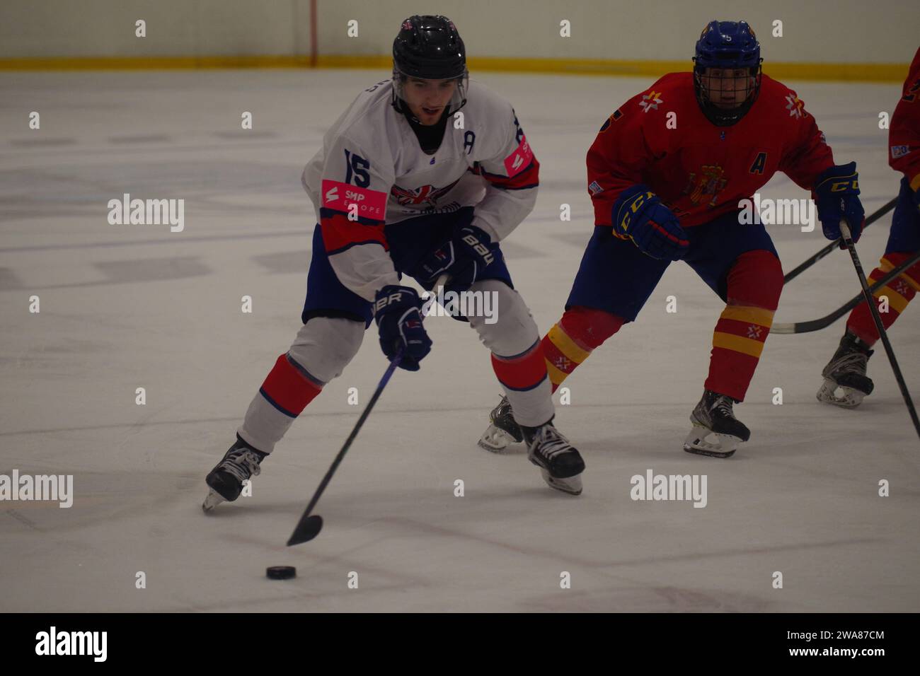Dumfries, 15 December 2023. Jack Hopkins playing for Great Britain and ...