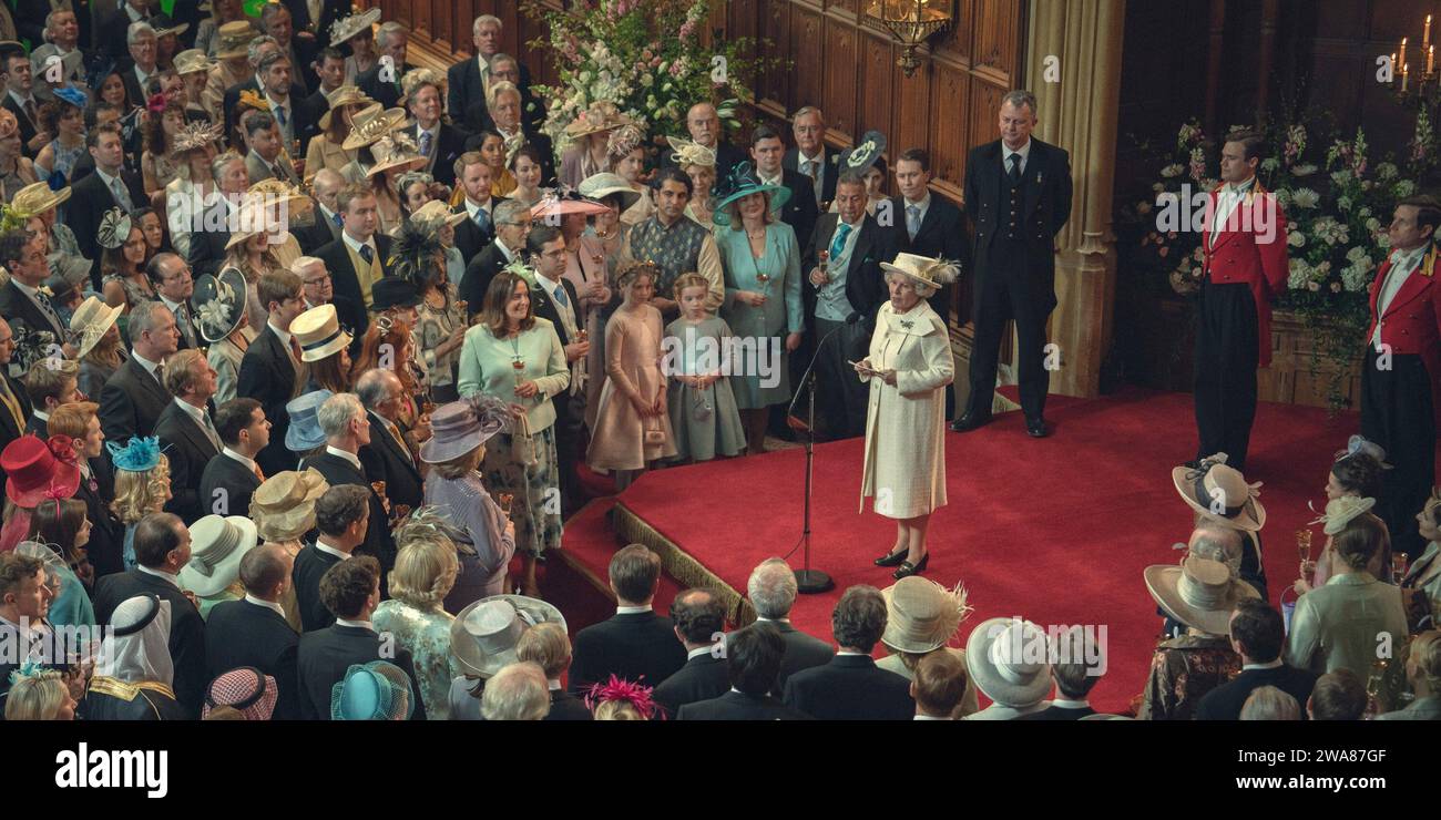 THE CROWN, Imelda Staunton as Queen Elizabeth II, 'Sleep, Dearie Sleep ...
