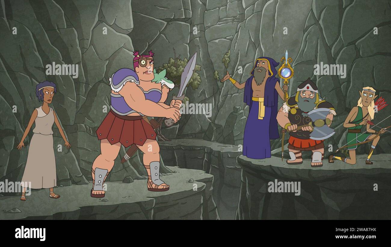 KRAPOPOLIS, 2nd from left: Stupendous (voice: Pam Murphy), 'Dungeons ...