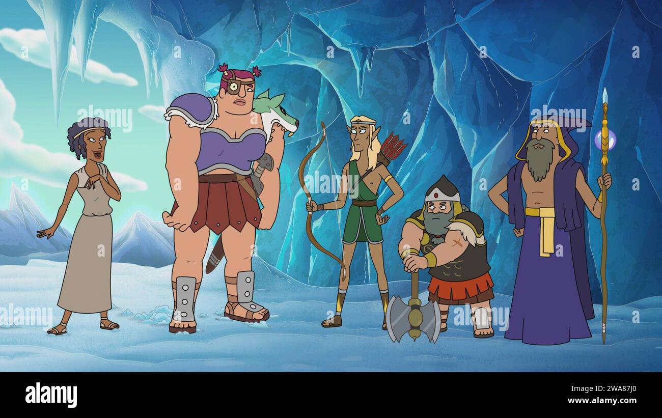 KRAPOPOLIS, 2nd from left: Stupendous (voice: Pam Murphy), 'Dungeons ...