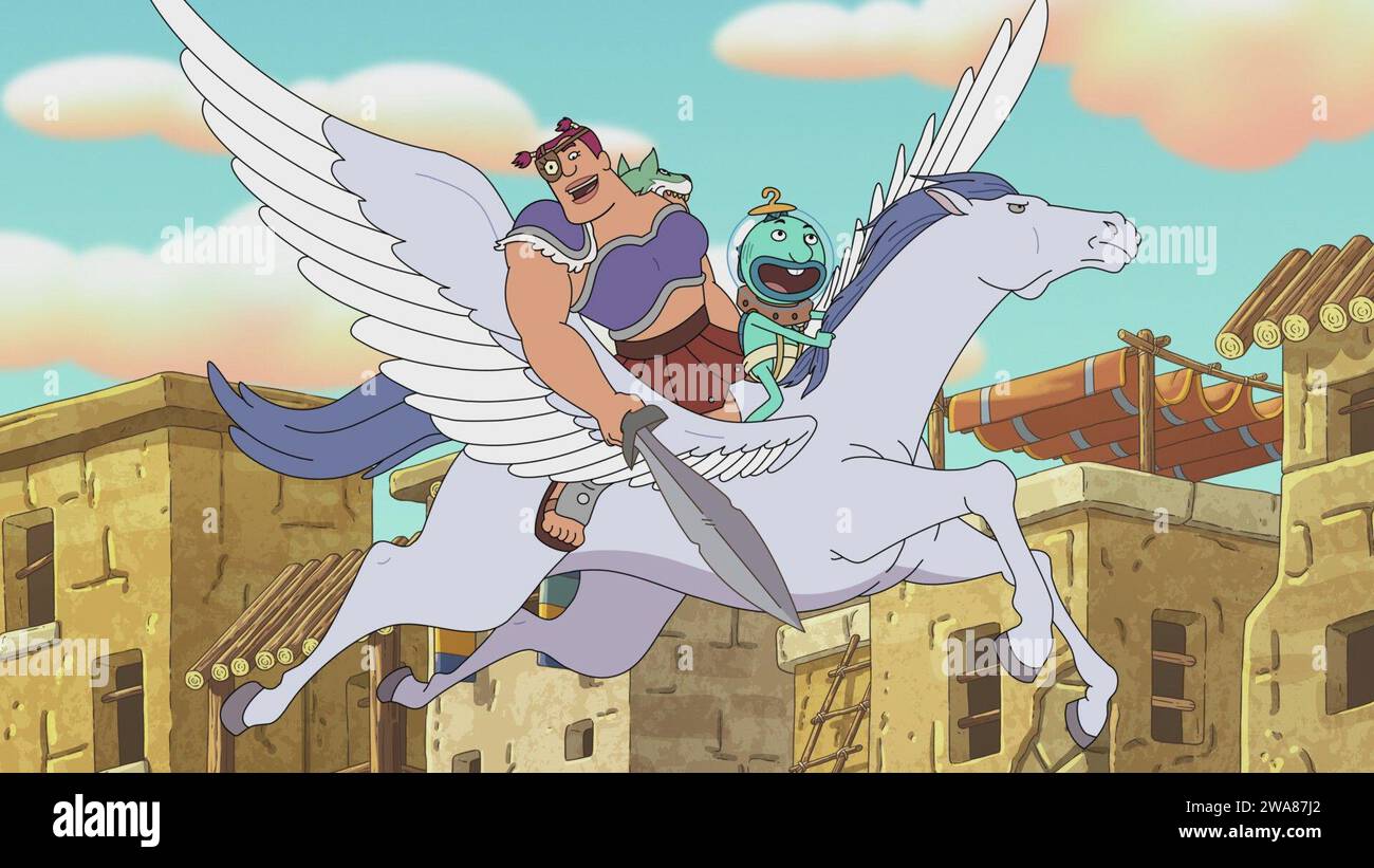KRAPOPOLIS, from left: Stupendous (voice: Pam Murphy), Hippocampus ...