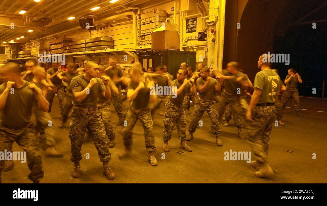 US military forces. ATLANTIC OCEAN (March 8, 2017) Marines with the ...