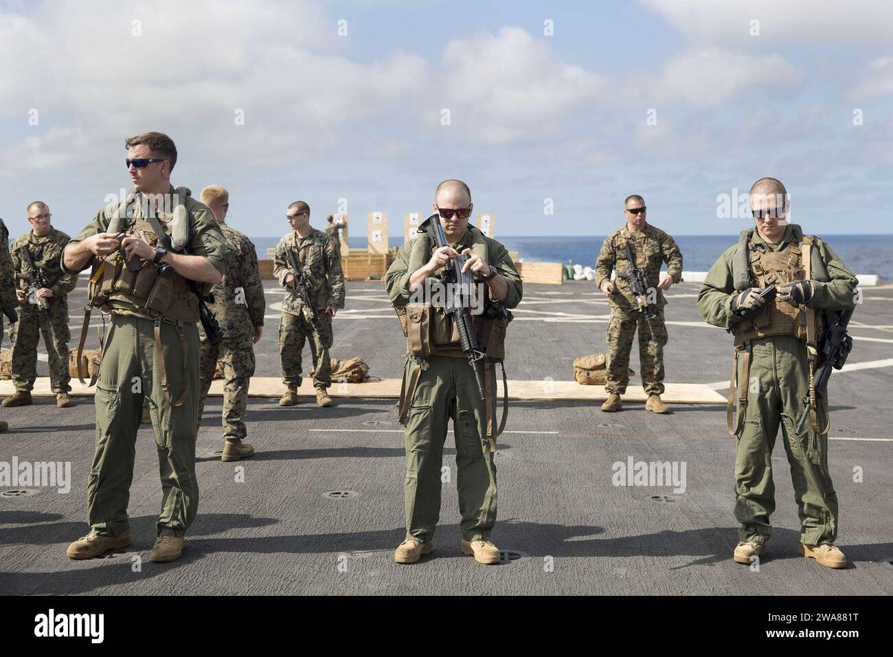 US military forces. 170311OC926-264 MEDITERRANEAN SEA (March 11, 2017) Marines with Marine ...