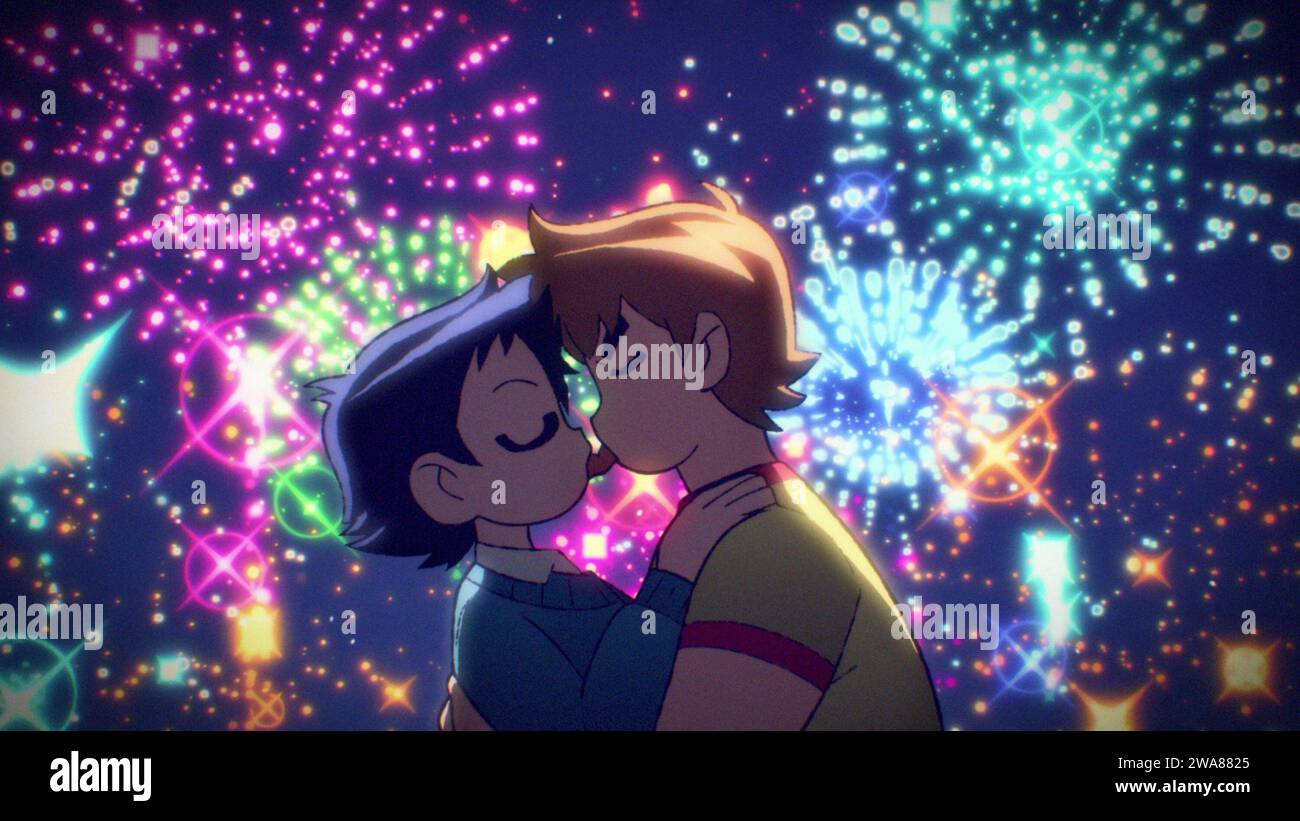 SCOTT PILGRIM TAKES OFF, from left: Wallace Wells (voice: Kieran Culkin ...