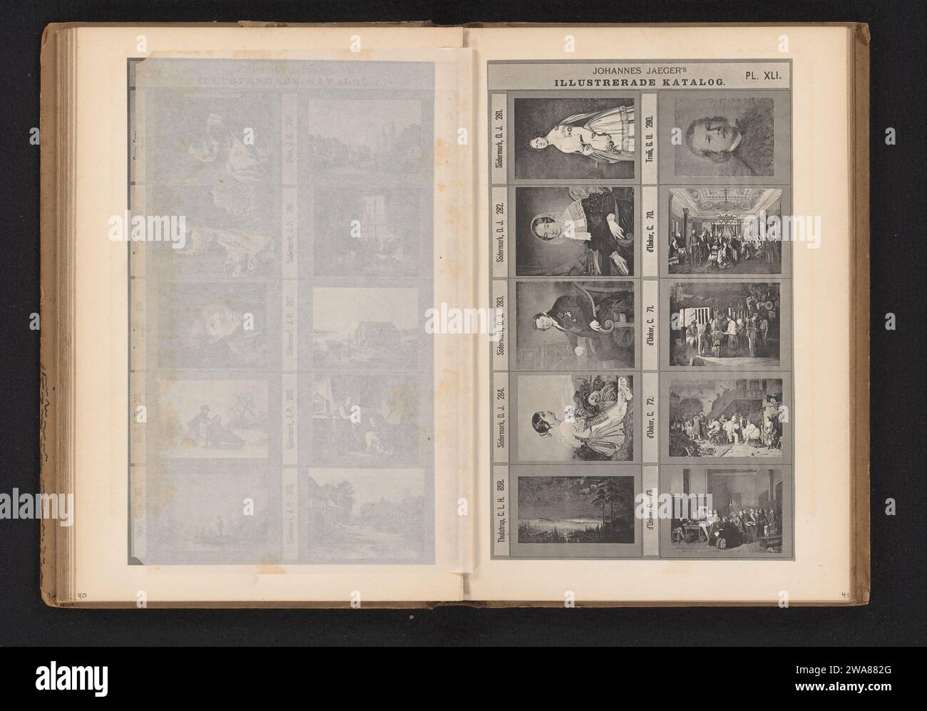 Photo production of ten paintings, Johannes Jaeger, after Olof Johan ...