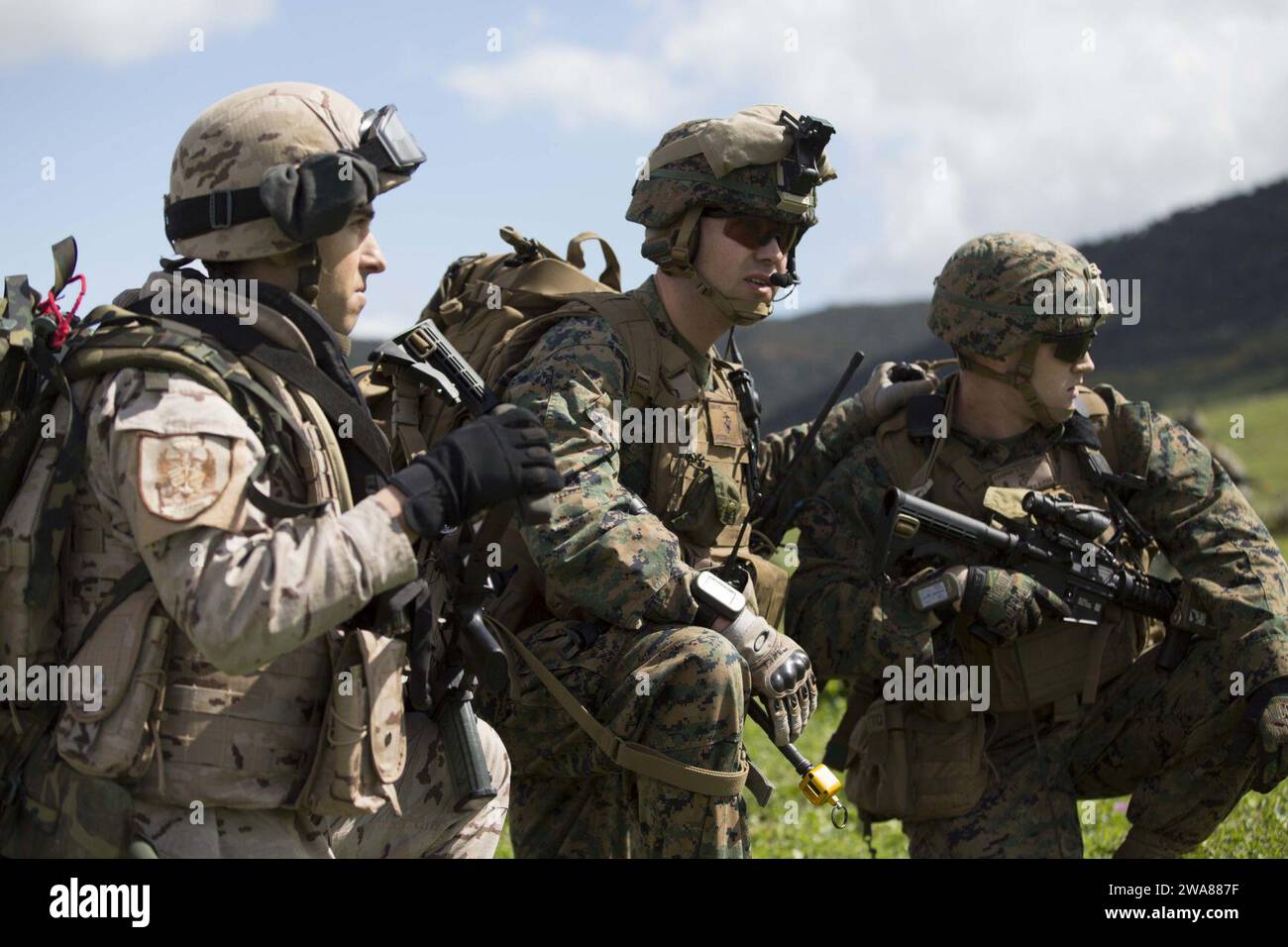 US military forces. 170314EU132-141 SIERRA DEL RETIN, Spain – (March 14 ...