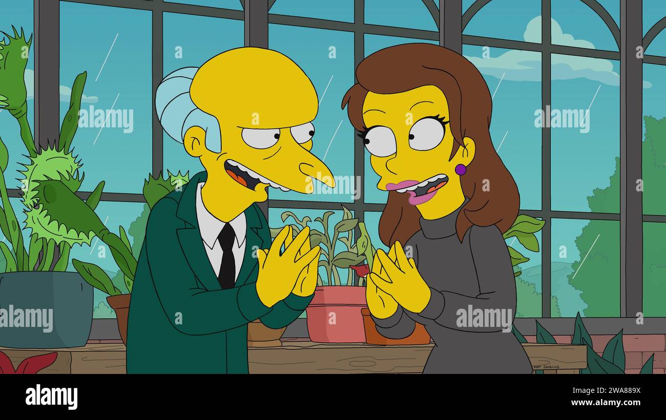 THE SIMPSONS, from left: Mr. Burns (lvoice: Harry Shearer), Persephone ...