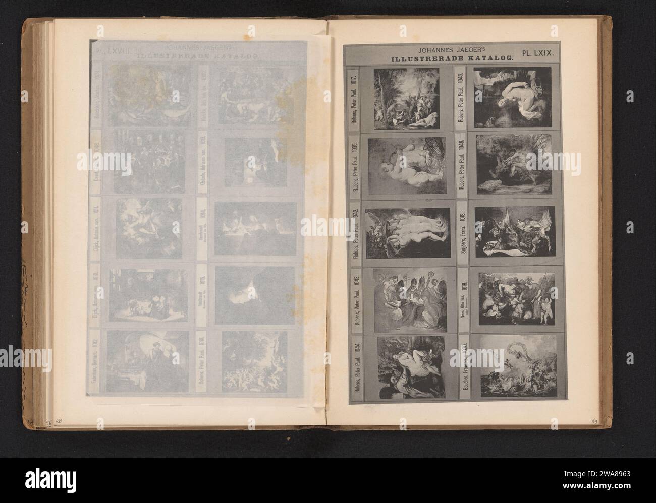 Photo production of ten paintings, Johannes Jaeger, after Peter Paul Rubens, c. 1872 - c. 1882 ...