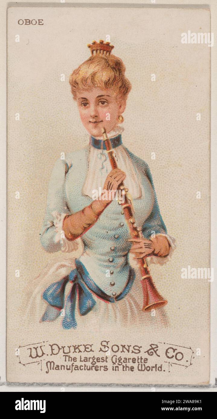 Oboe, from the Musical Instruments series (N82) for Duke brand ...