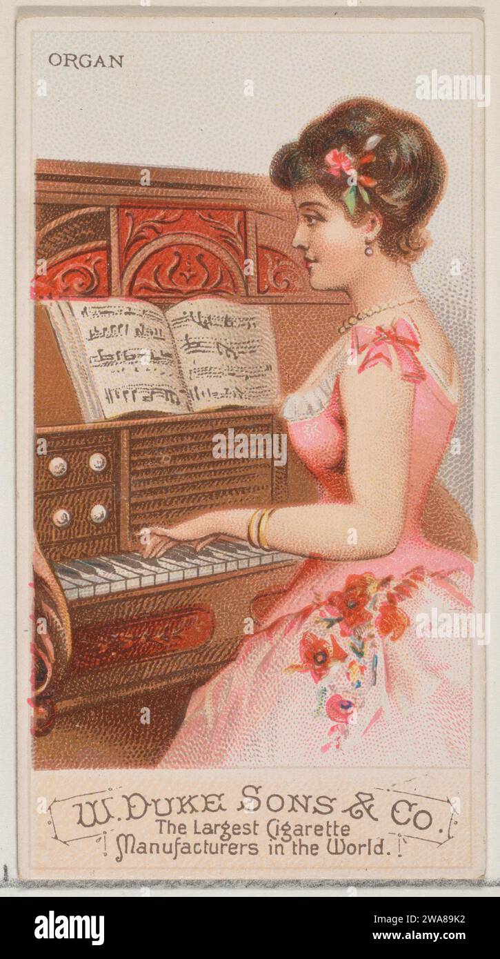 Organ, from the Musical Instruments series (N82) for Duke brand ...