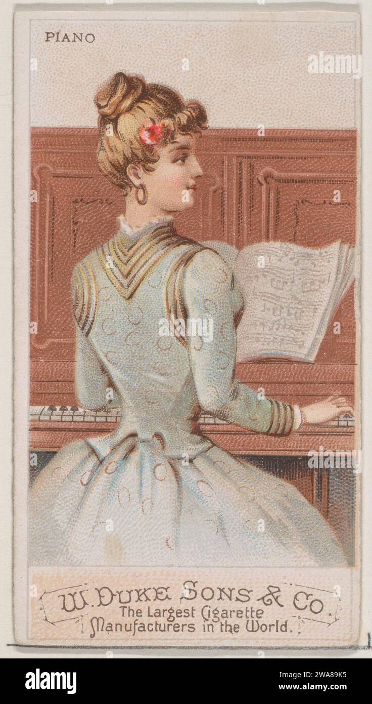 Piano, from the Musical Instruments series (N82) for Duke brand ...