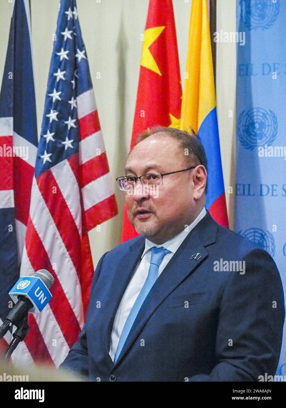 New York, New York, USA. 2nd Jan, 2024. AMAR BENJAMA, Permanent ...