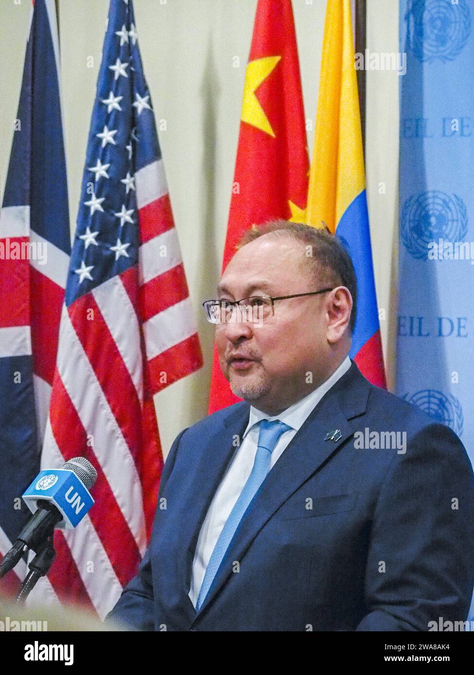 New York, New York, USA. 2nd Jan, 2024. AMAR BENJAMA, Permanent ...