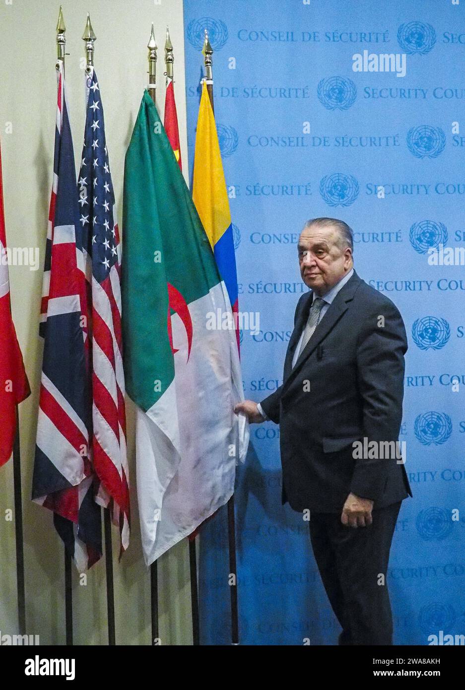 New York, New York, USA. 2nd Jan, 2024. AMAR BENDJAMA, Permanent ...