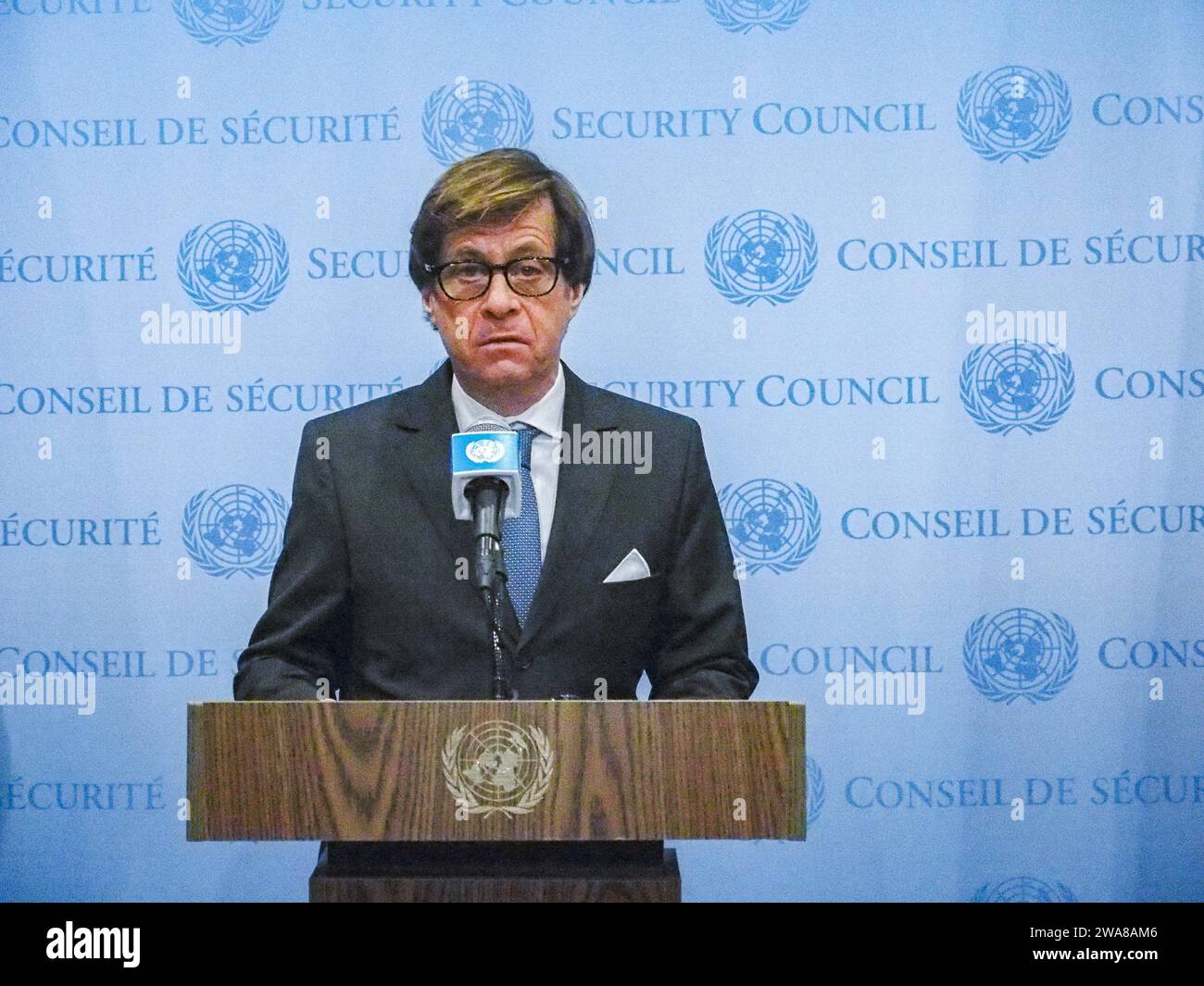 New York, New York, USA. 2nd Jan, 2024. NICOLAS DE RIVIERE, Permanent ...