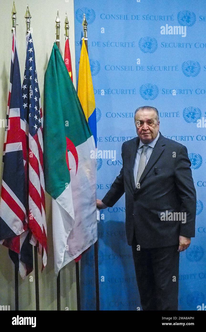 New York, New York, USA. 2nd Jan, 2024. AMAR BENDJAMA, Permanent ...