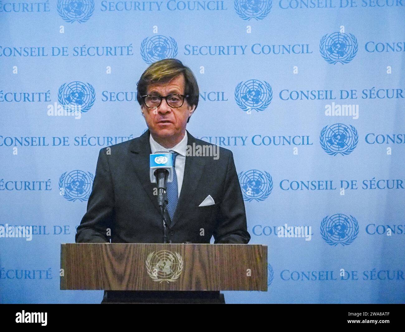 New York, New York, USA. 2nd Jan, 2024. NICOLAS DE RIVIERE, Permanent ...