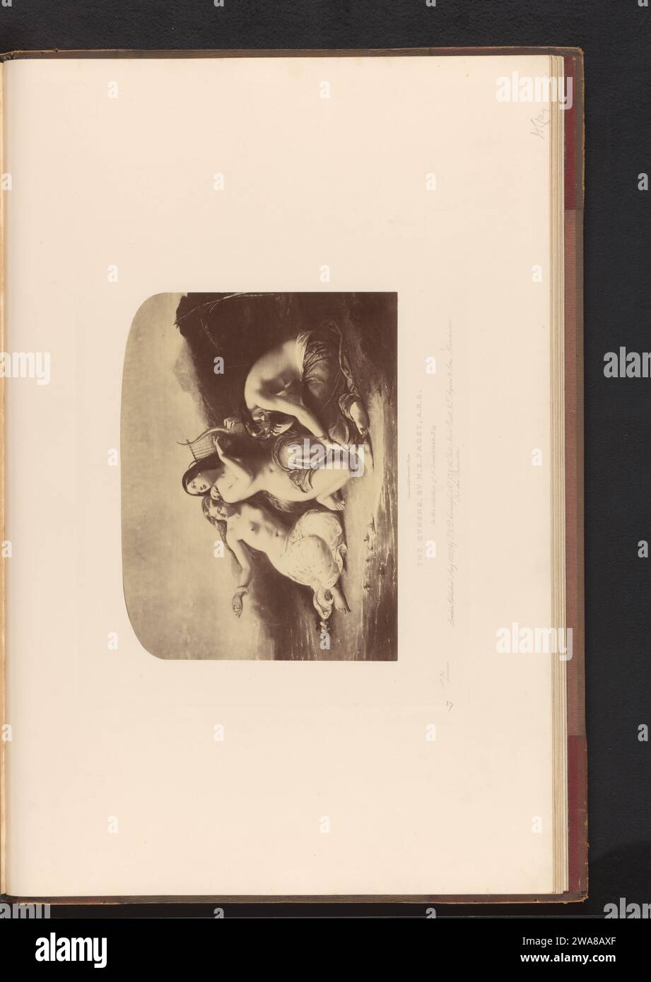 Fotoreproductie van The Sirens door William Edward Frost, Leonida ...