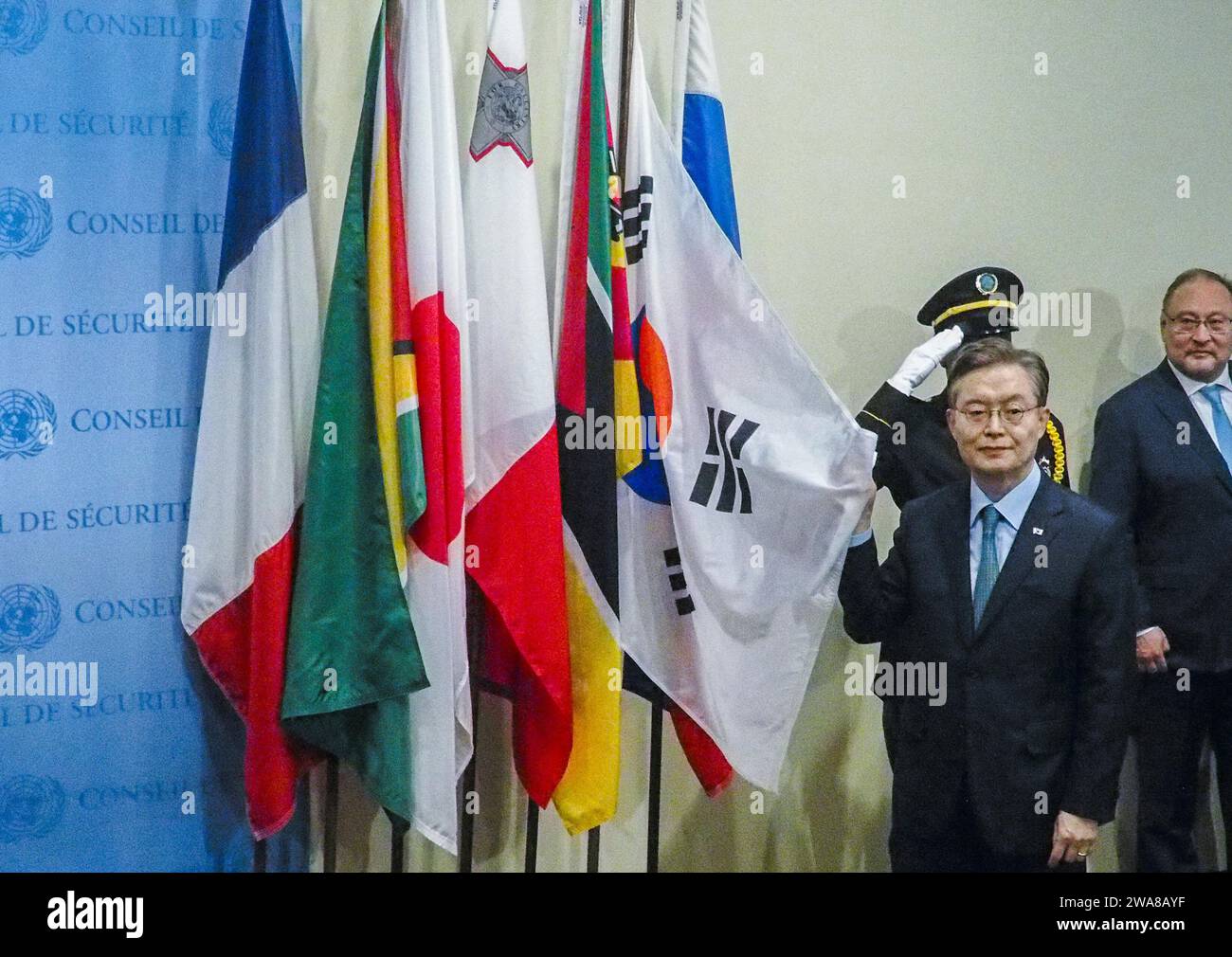 New York, New York, USA. 2nd Jan, 2024. HWANG JOONKOOK Permanent ...