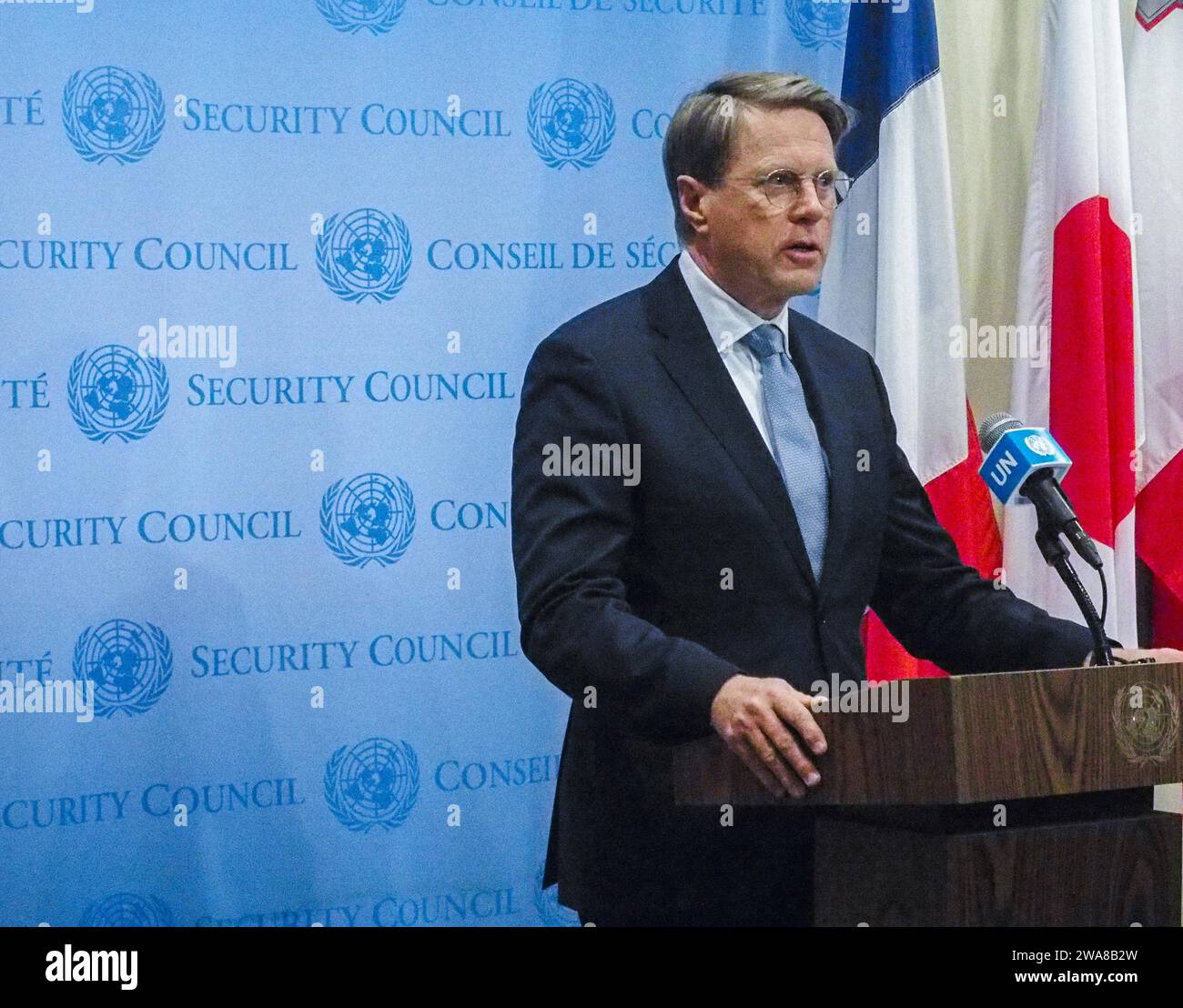 New York, New York, USA. 2nd Jan, 2024. SAMUEL ZBOGAR, Slovenian ...