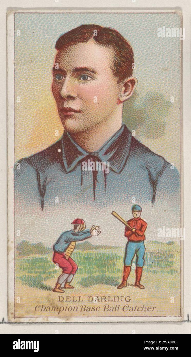 Dell Darling, Champion Baseball Catcher, from the Champions of Games ...