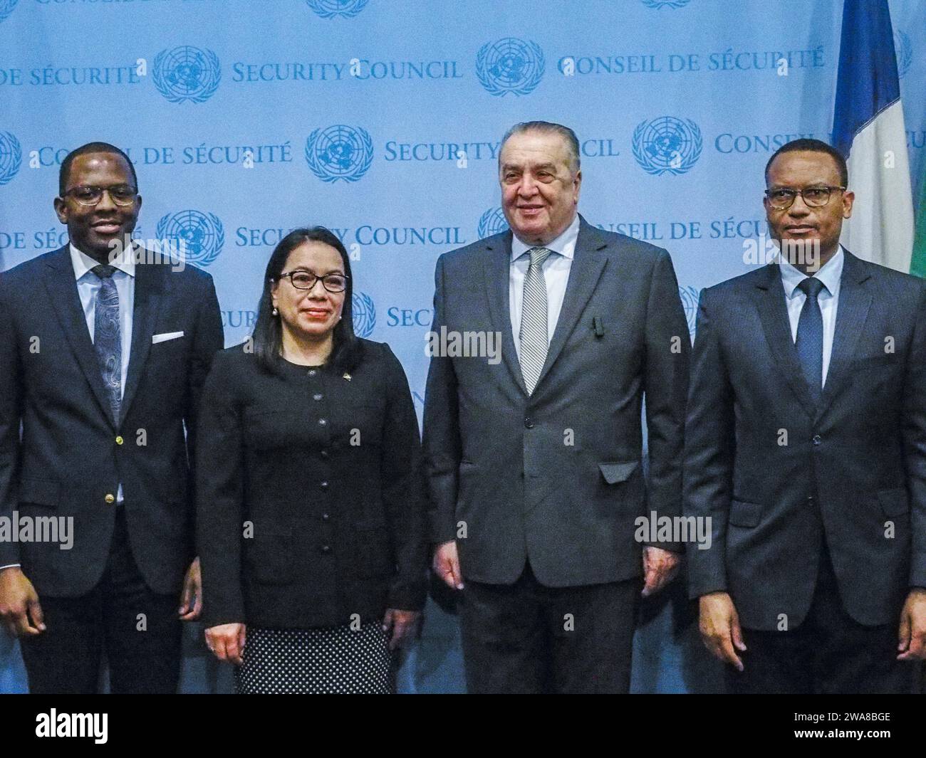 New York, New York, USA. 2nd Jan, 2024. Permanent Representatives to ...