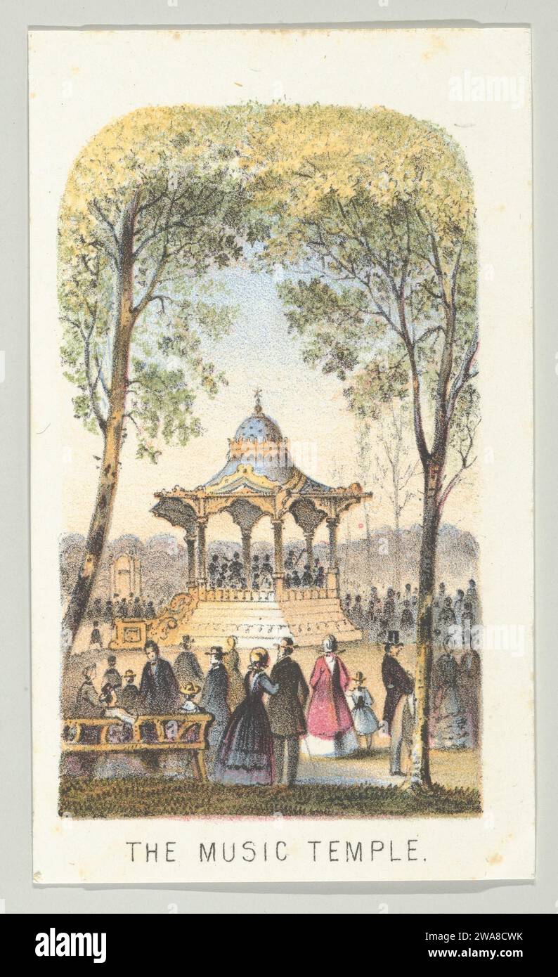 The Music Temple, from the series, Views in Central Park, New York ...