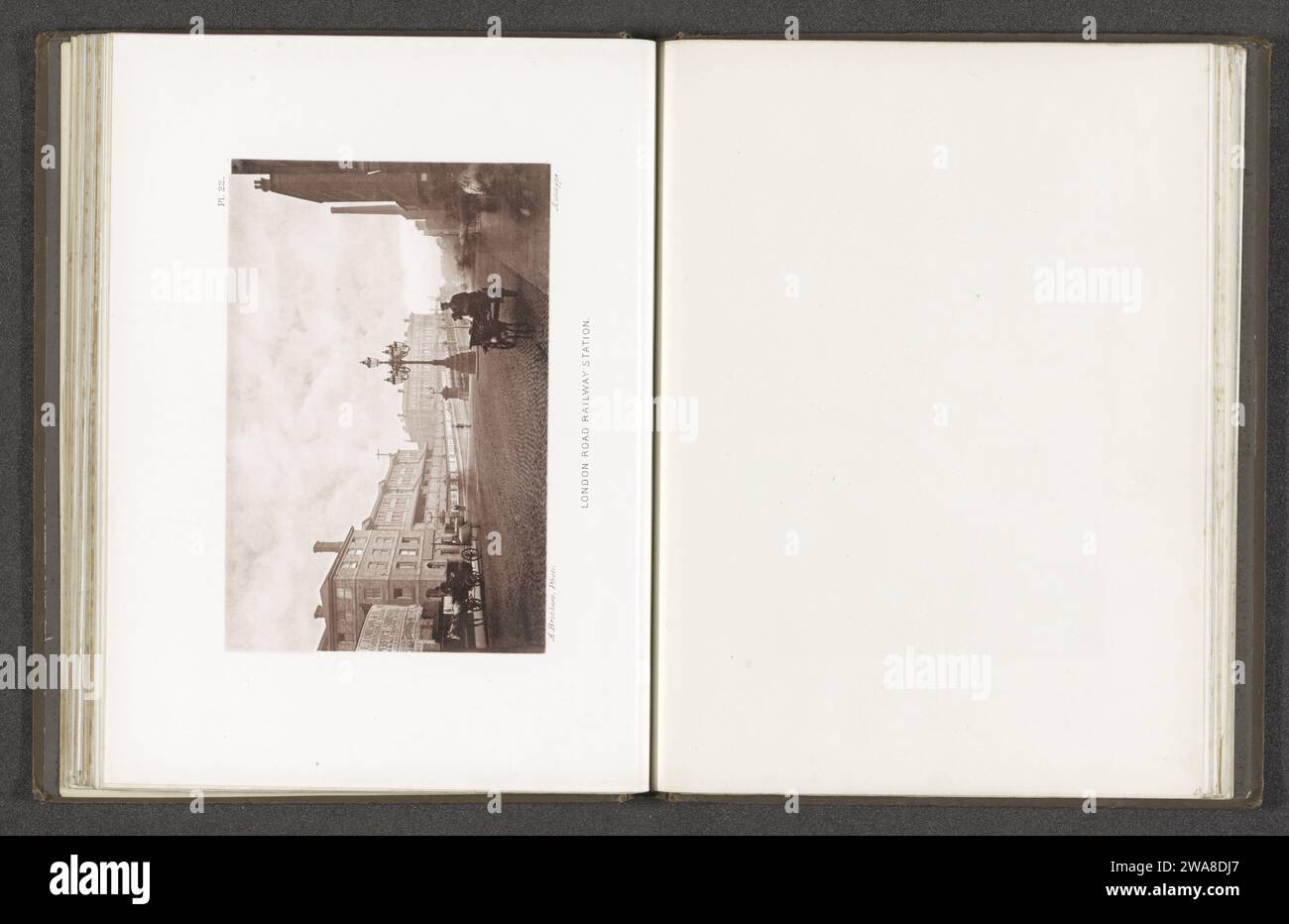 View of London Road Train Station in Manchester, Alfred Brothers, c ...