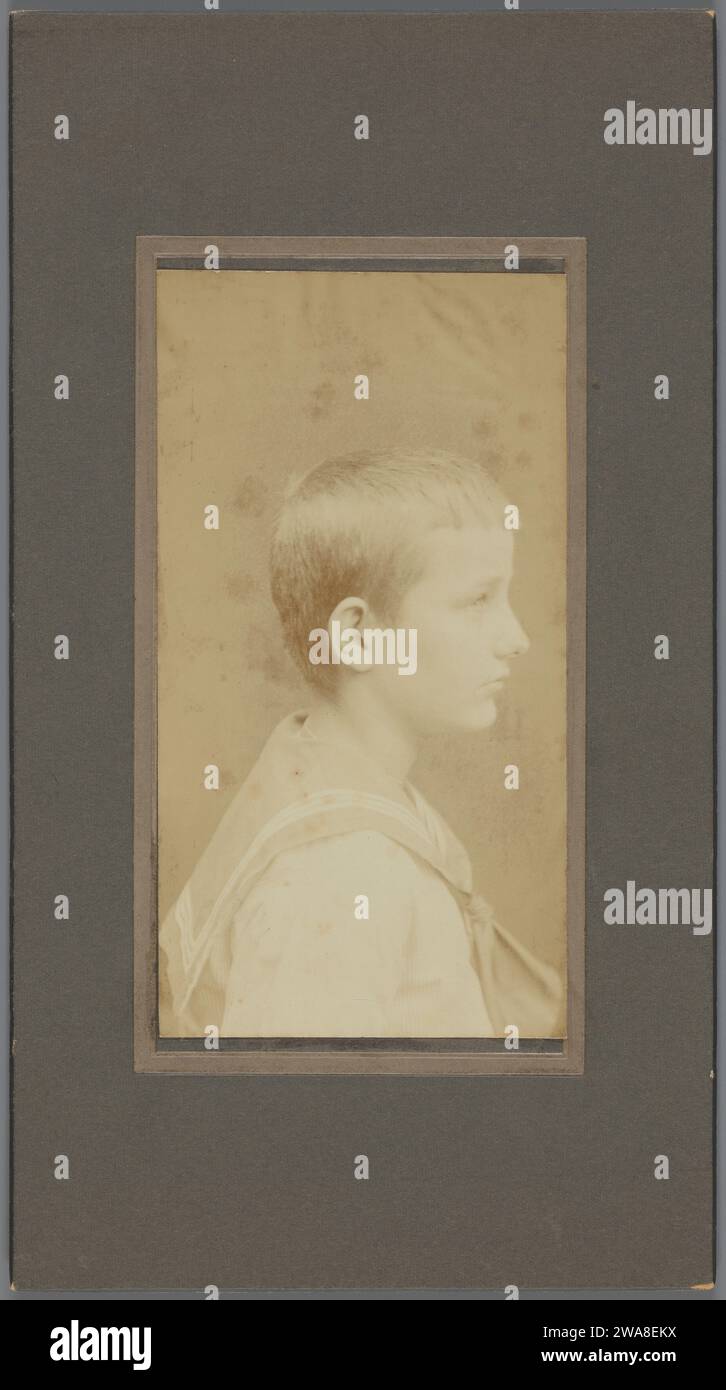 Portrait of Willem Jonker, Cornelia Hendrika Jonker (attributed to), 1900 - 1915 photograph ...