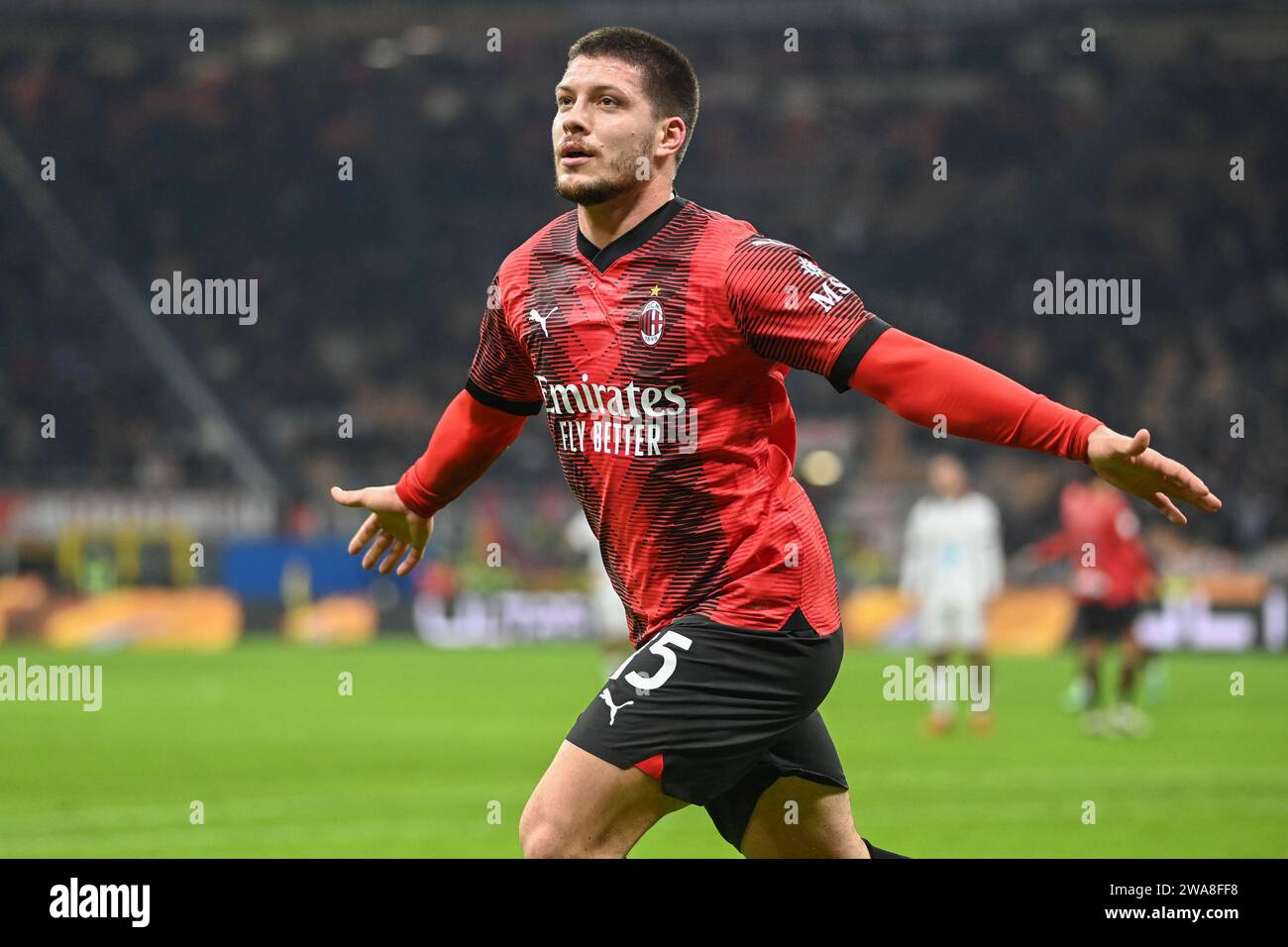 Luka jovic of milan hi-res stock photography and images - Alamy