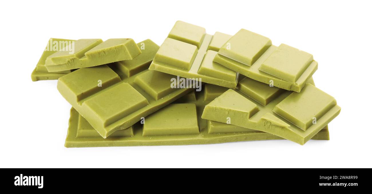 Pieces tasty matcha chocolate hi-res stock photography and images - Alamy