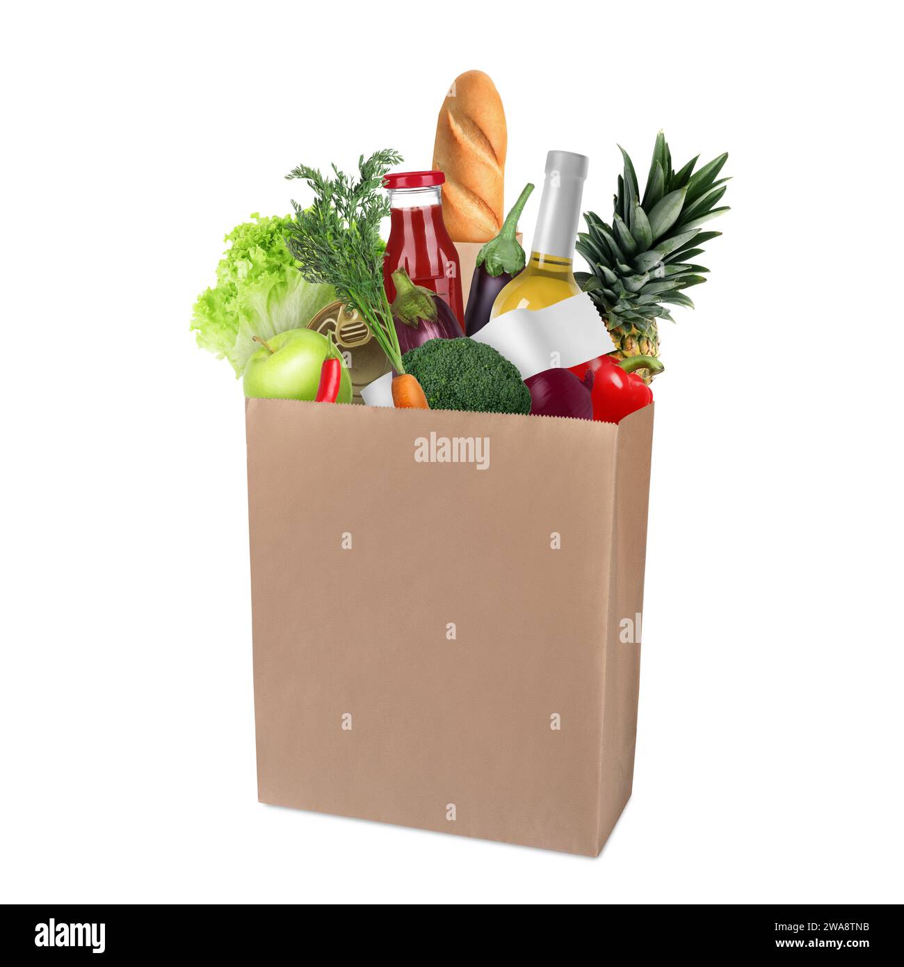 Eco bag fresh delicious Cut Out Stock Images & Pictures - Alamy
