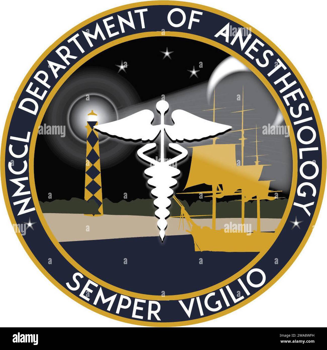 US military forces. A logo designed for the Naval Medical Center Camp ...