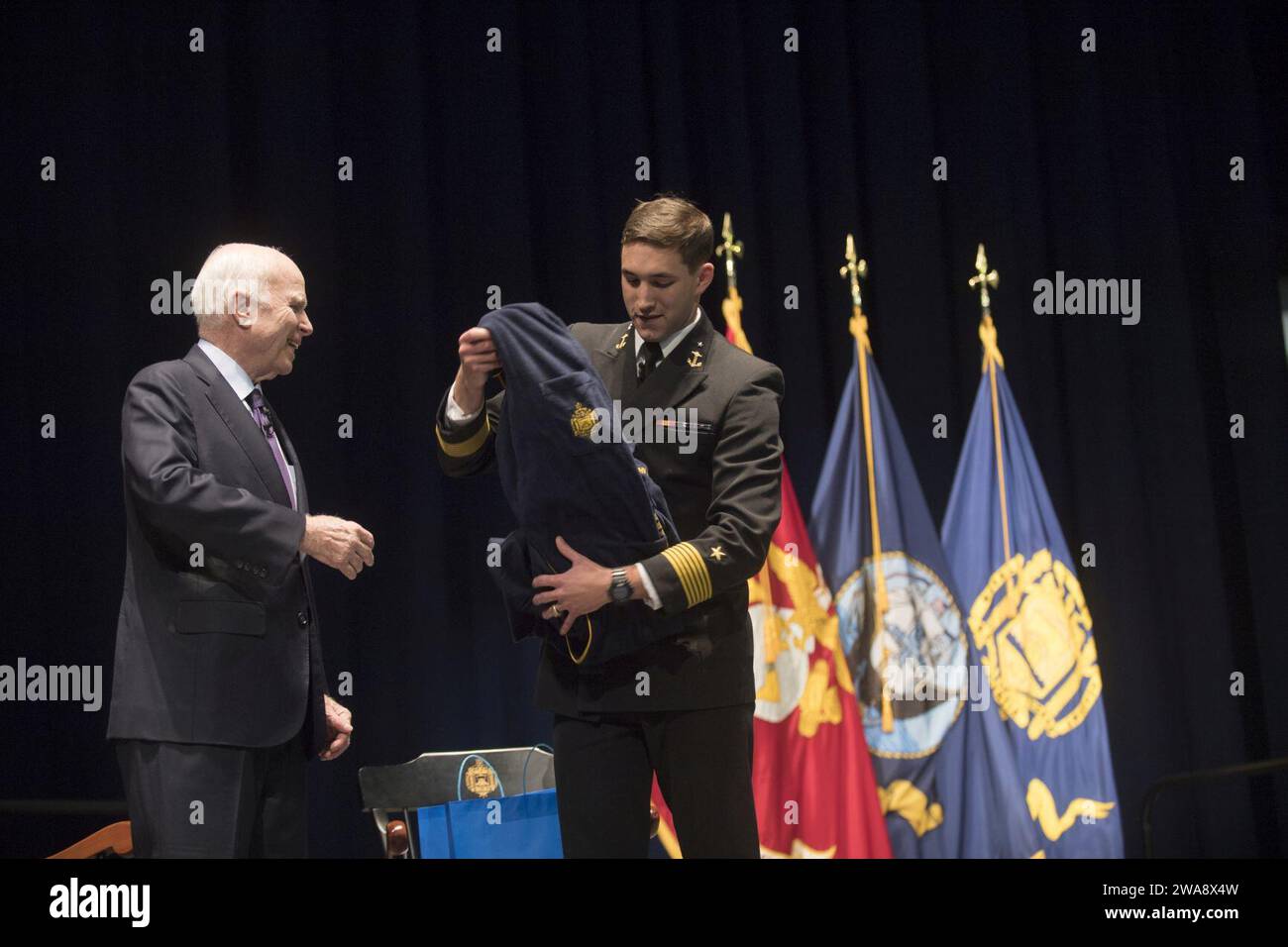Navy robe hi-res stock photography and images - Alamy
