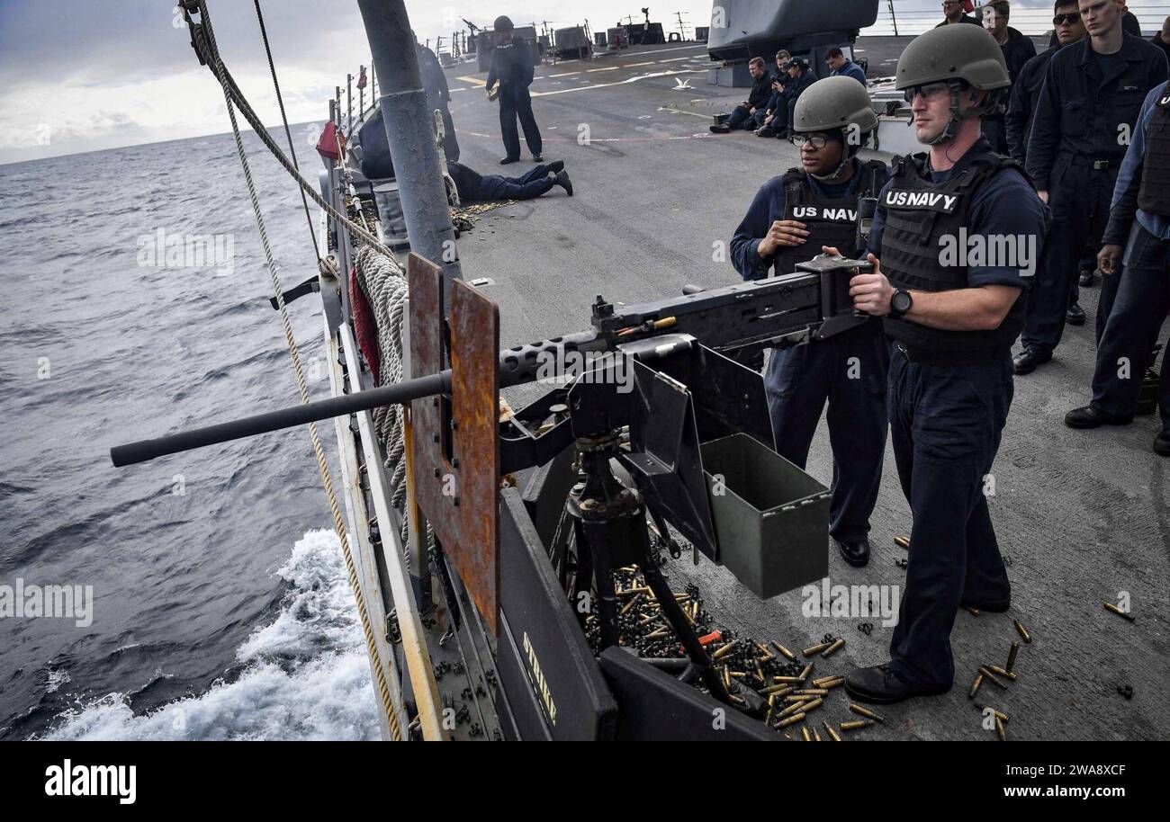 US military forces. 171104UY653-845 ATLANTIC OCEAN (Nov. 4, 2017) Fire ...