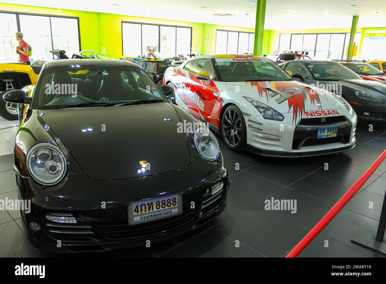 Pattaya, Thailand - November 25, 2020: Cool cars collection in the ...