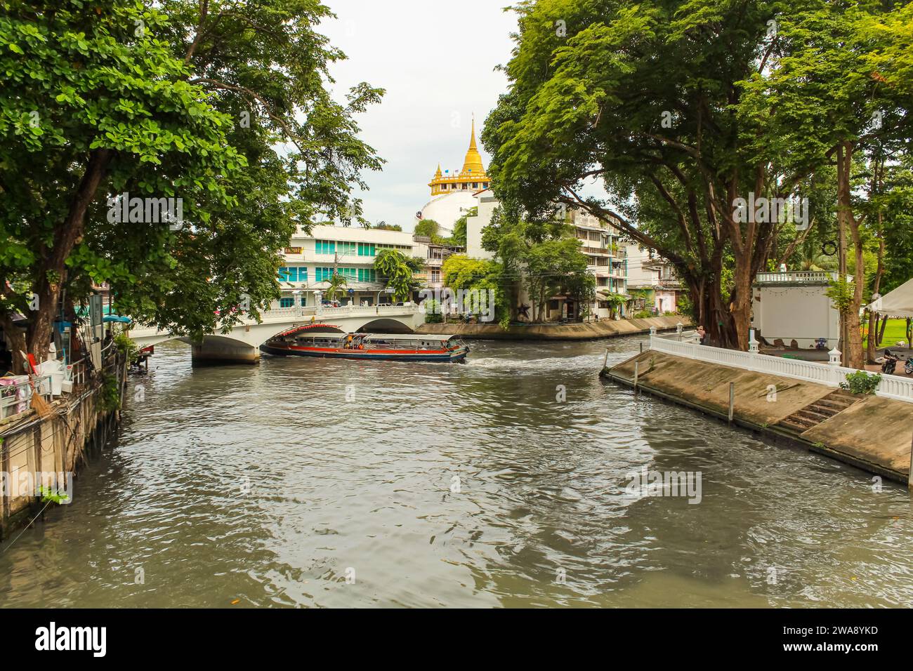 Old canal bridge thailand hi-res stock photography and images - Alamy
