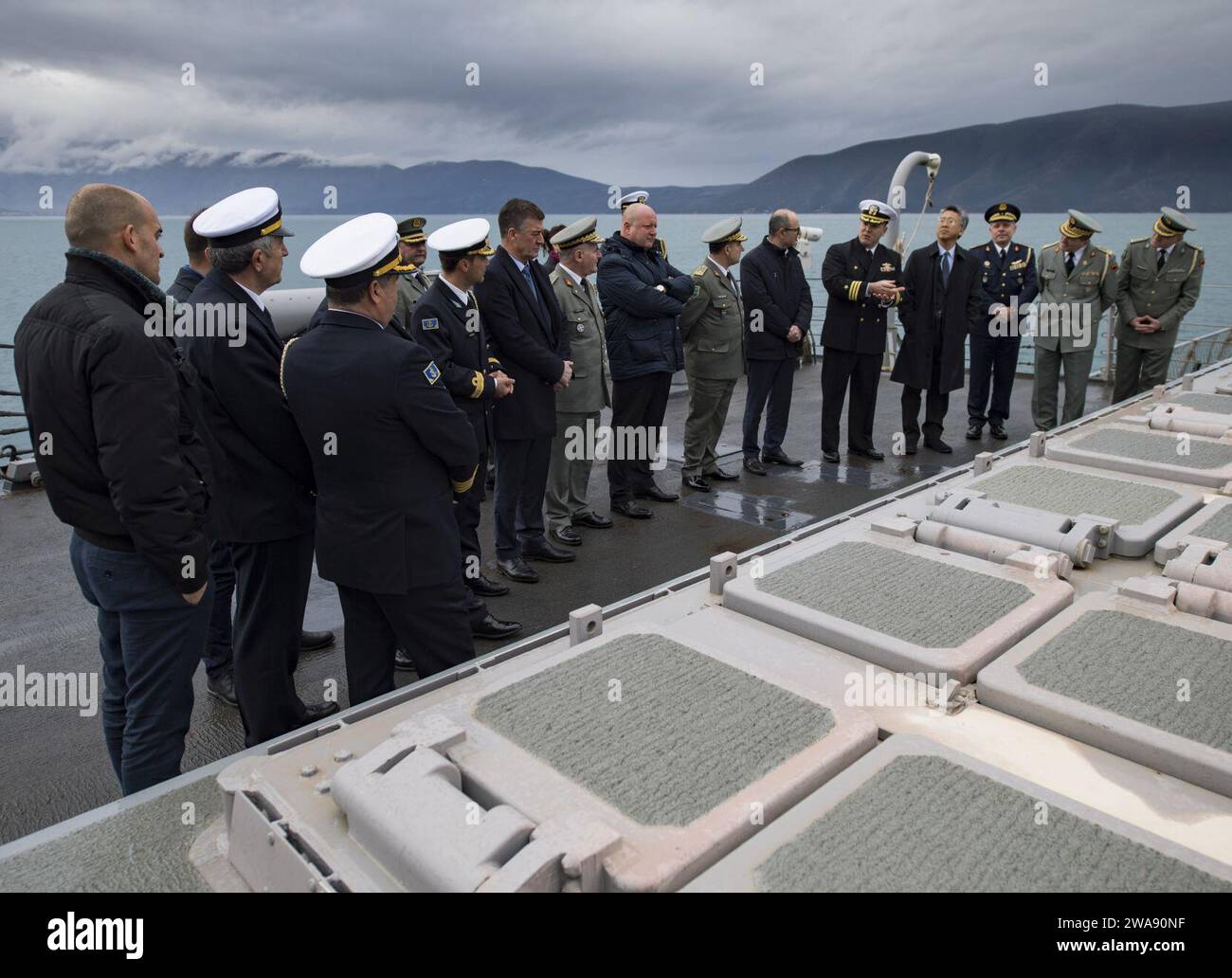 US military forces. 180210RG482-319 VLORE, Albania (Feb. 10, 2018) Cmdr ...