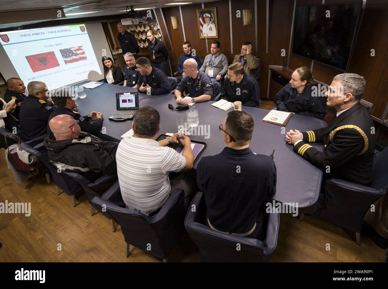 US military forces. 180209RG482-650 VLORE, Albania (Feb. 9, 2018) Cmdr ...